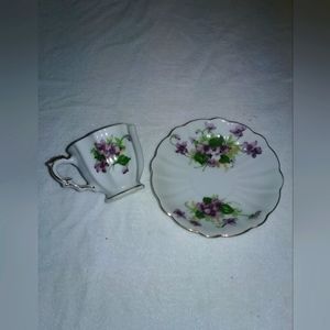 SAJI | Dining | Vintage Saji Fancy China Cupsaucer Made In Japan Purple ...
